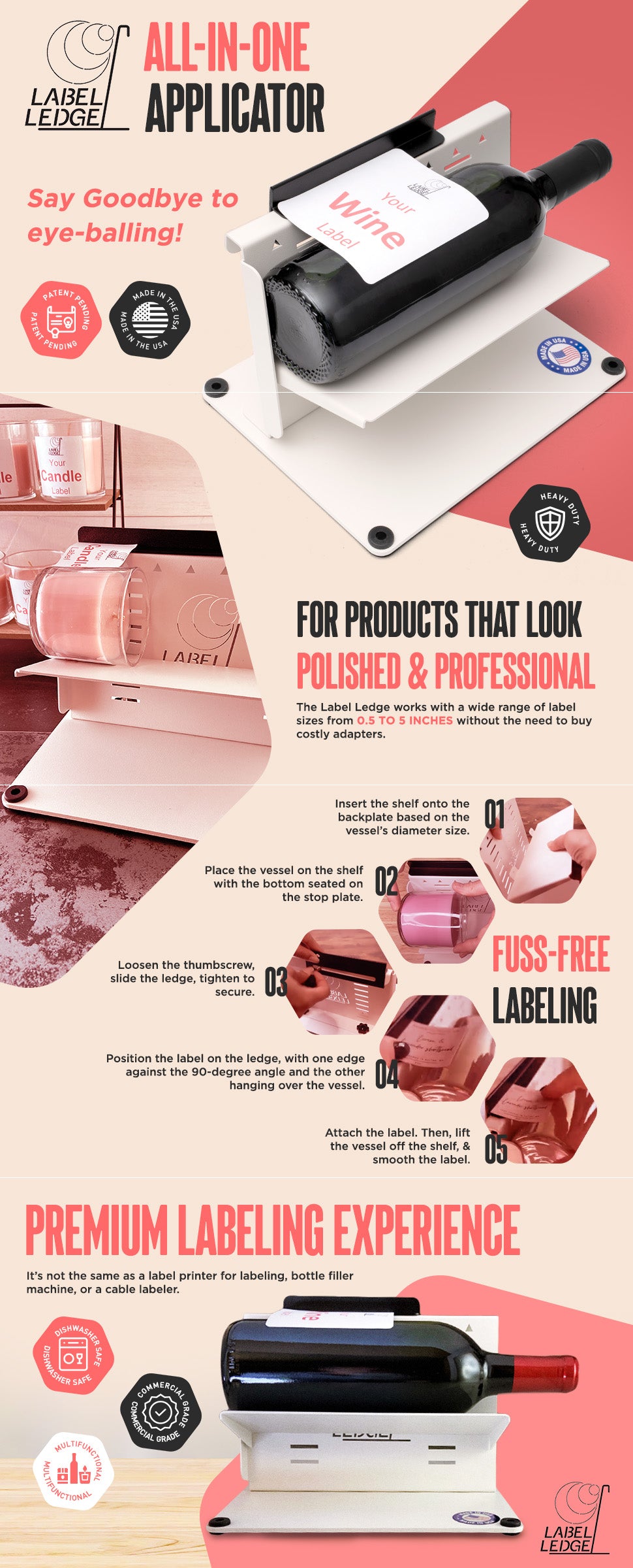 Label Ledge - The Precision Label Applicator